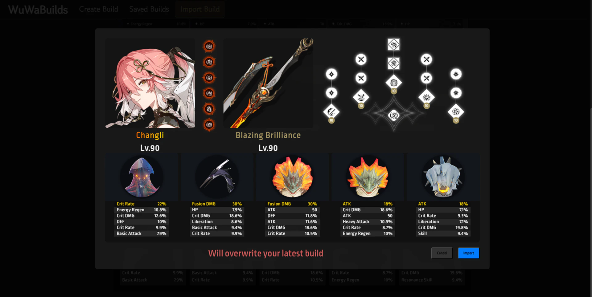 WuWa Builds - Wuthering Waves Build Creator